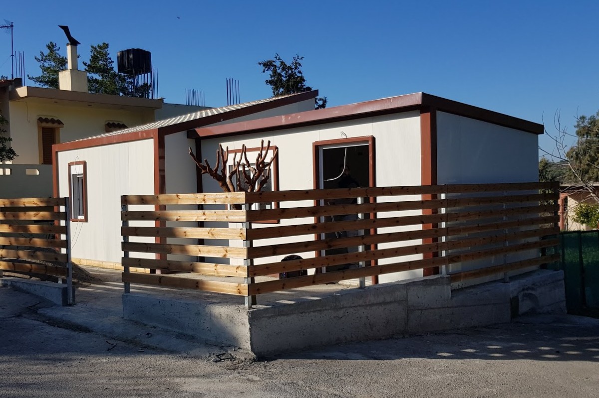 Προκάτ, οικίσκοι, οικονομικά σπίτια. Ηράκλειο Κρήτη